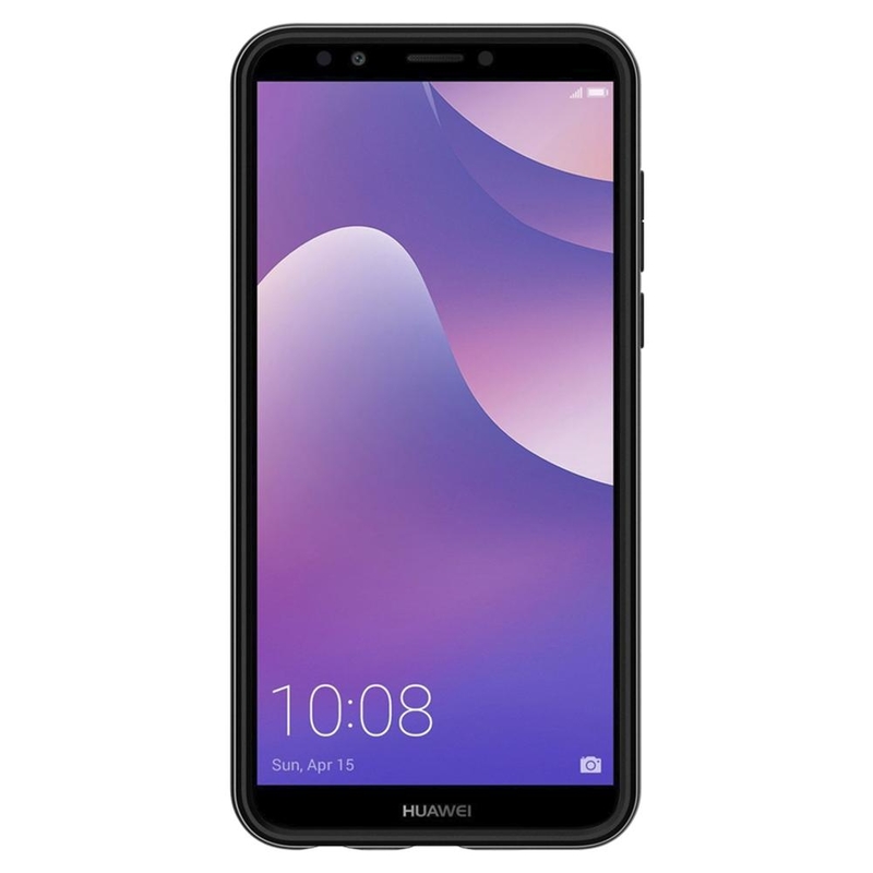 Bumper Spigen Huawei Honor Y7 Prime 2018 Rugged Armor - Black - CatMobile
