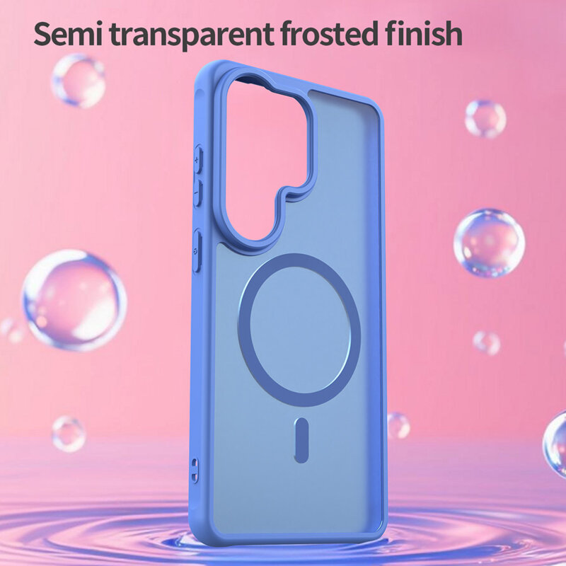 Husa Samsung Galaxy S26 Ultra Techsuit HaloFrost II MagSafe, albastru ...