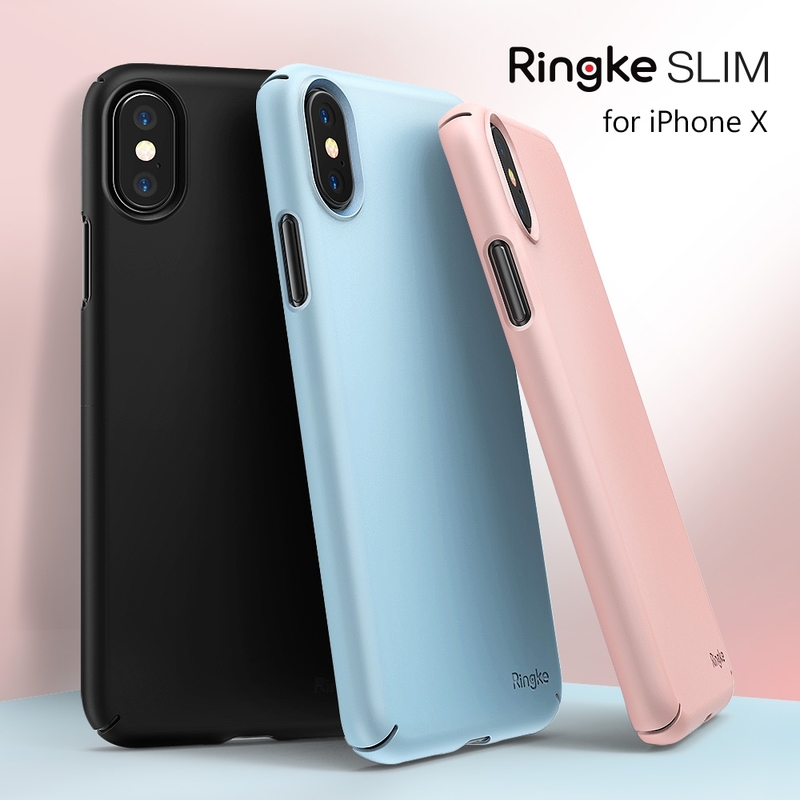 Husa iPhone X, iPhone 10 Ringke Slim - White - CatMobile