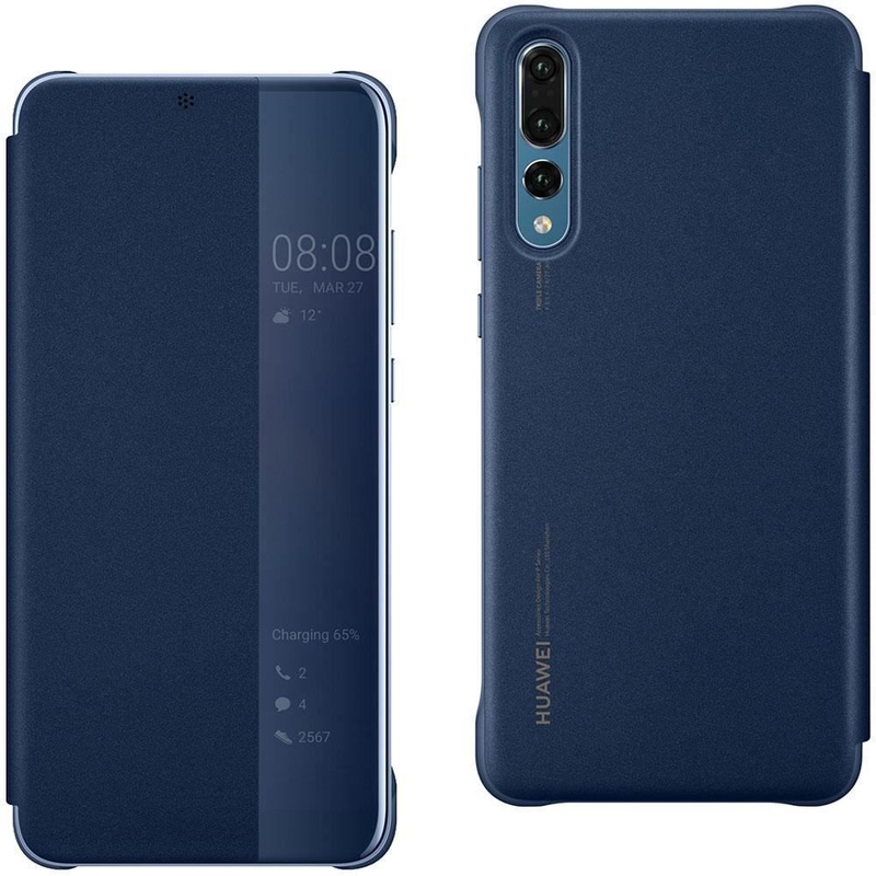 Husa Originala Huawei P20 Pro Smart View Cover Albastru - CatMobile