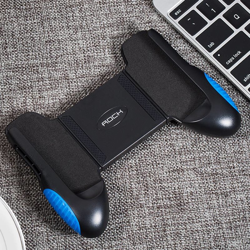 Suport Gaming Telefon Rock Portable Game Grip - RPH0854 - Black - CatMobile