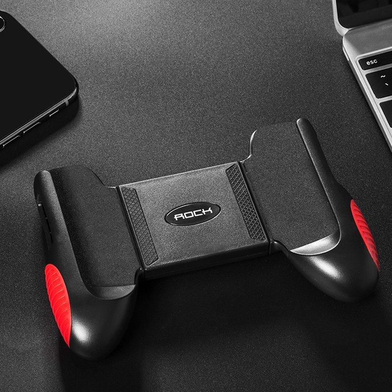 Suport Gaming Telefon Rock Portable Game Grip - RPH0854 - Black - CatMobile