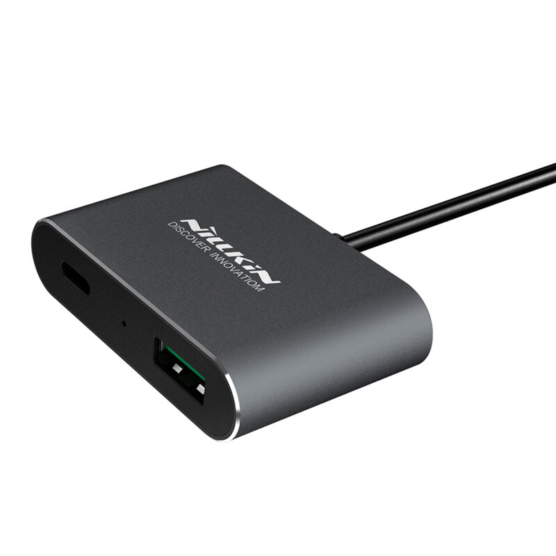 Incarcator Auto Nillkin PowerShare 3XUSB + USB-C - Negru - CatMobile