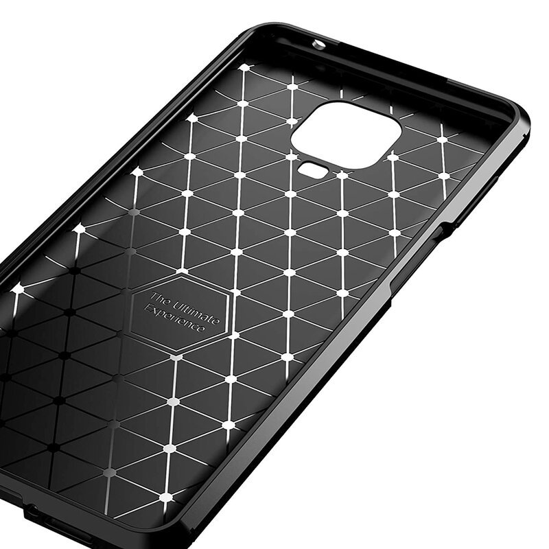 Husa Xiaomi Redmi Note 9 Pro Carbon Fiber Skin - Albastru - CatMobile