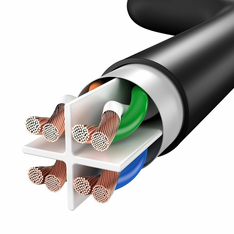 Cablu Internet, Retea, Ethernet Baseus, Mufa RJ45, 10Gbps, 3m - PCWL ...