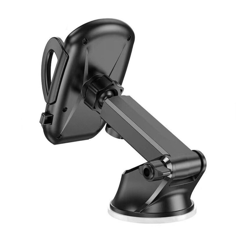 Suport telefon auto cu ventuza pentru bord Hoco H9, negru - CatMobile