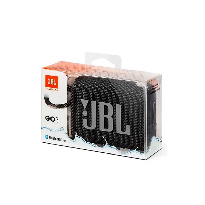 Boxa wireless portabila Bluetooth mica JBL GO3, IP67, negru - CatMobile