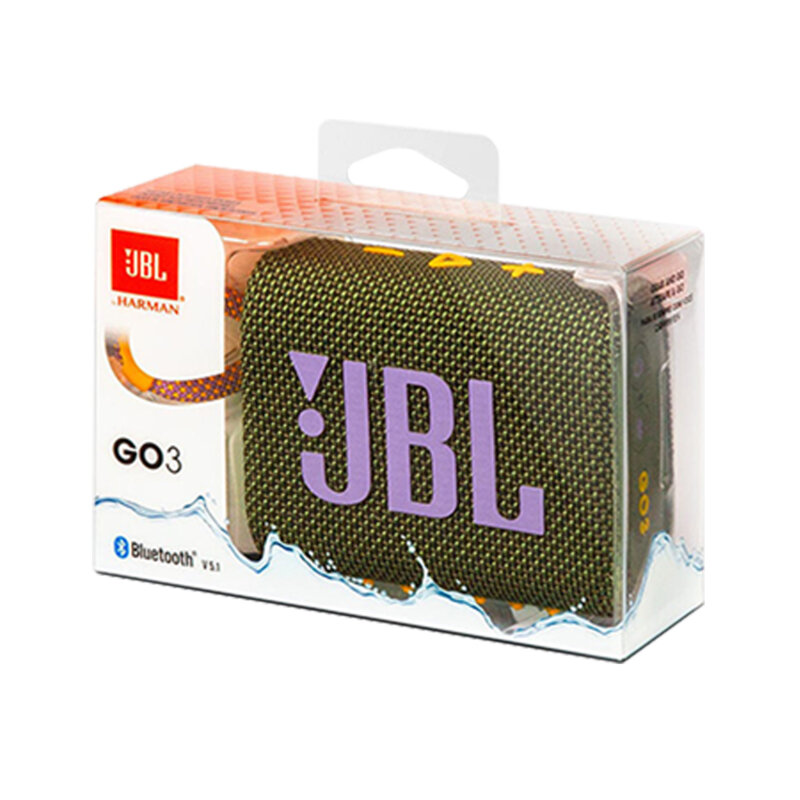 Boxa wireless portabila Bluetooth mica JBL GO3, IP67, verde - CatMobile